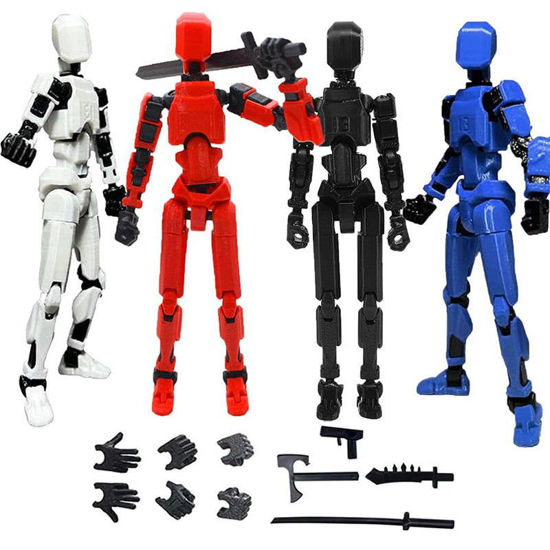 Jual T13 Action Figure Set Tool 3D Printed Multi-Jointed Movable Robot ...