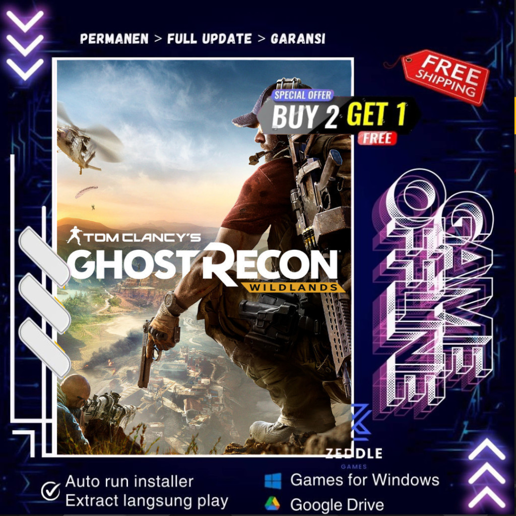 Jual TOM CLANCYS GHOST RECON WILDLANDS GOLD EDITION - GAME PC - GAME ...