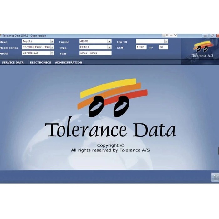 Jual Tolerance Data Pin Out ECU software Diagnostik Peralatan Listrik ...