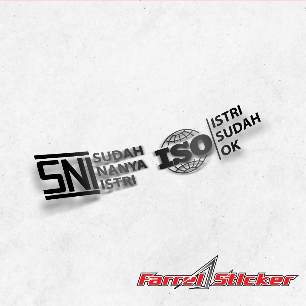 Jual STIKER SNI SUDAH TANYA ISTRI STICKER ISO STIKER SNI SUDAH TANYA ...