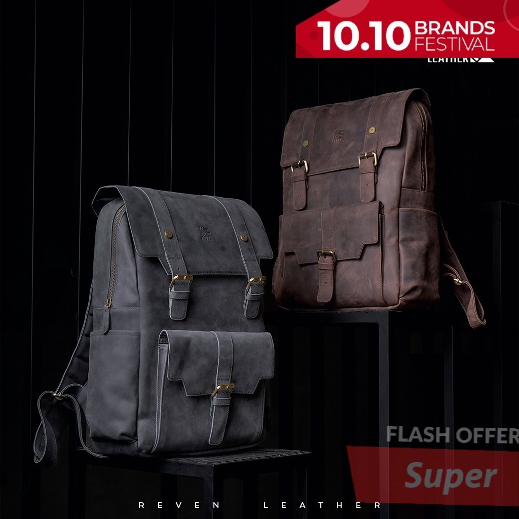 Jual Tas LAPTOP Ransel Punggung Pria Kulit Sapi Asli Harrier Luggage ...