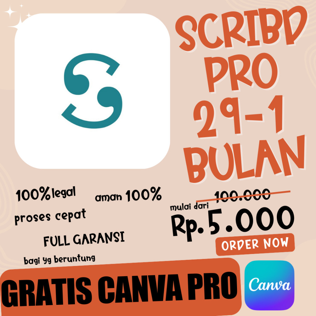 Jual Akun Scribd Pro and Premium - PC/ANDRO/IOS - 1 Bulan (Moon Arcade) | Shopee Indonesia