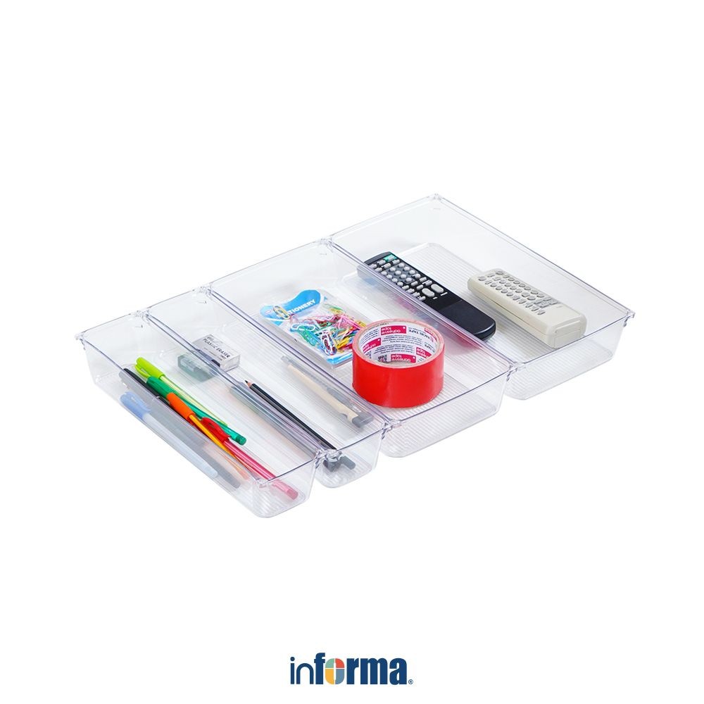 Jual Informa Set 4 Pcs Anca Organizer Laci Divider Laci Storage Kotak ...