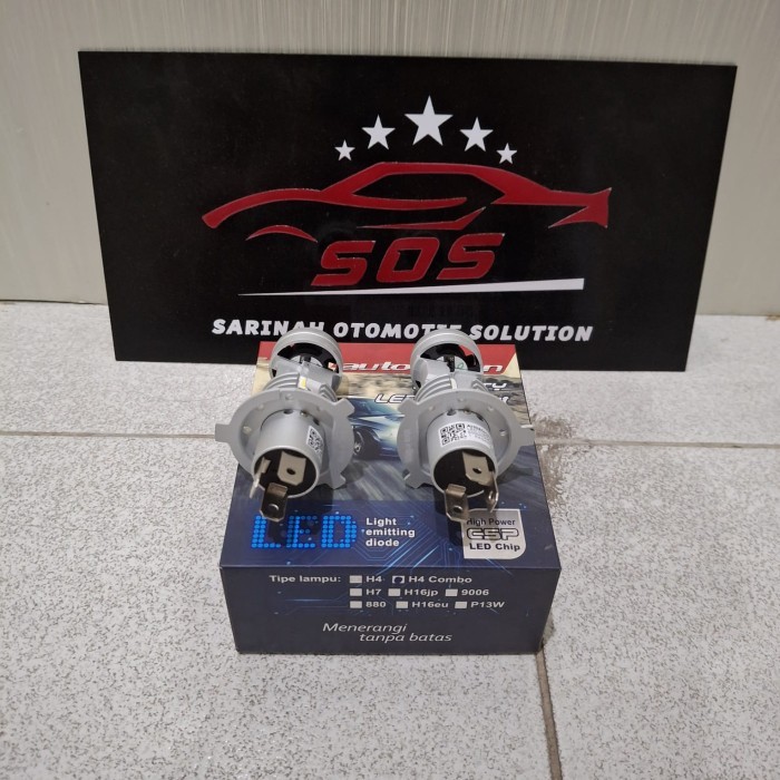 Jual Bohlam Lampu H4 LED Autovision Clarity 12 Volt 35 Watt 2 3000K ...