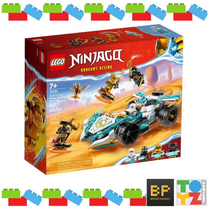 Jual Lego 71791 NinjaGo - Zane’s Dragon Power Spinjitzu Race Car ...