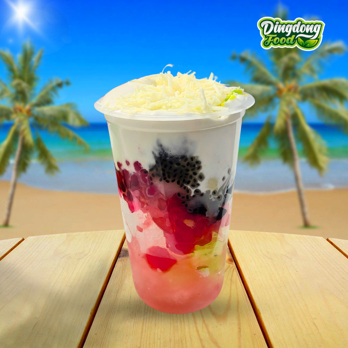Jual Es Teler Segar Nikmat Dingdong Food Kemasan Gelas Cup 18 oz ...