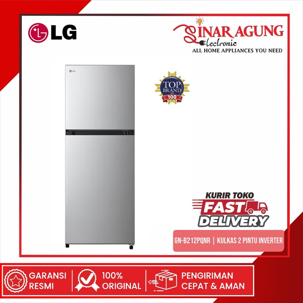 Jual LG GN-B212PQNR / GNB212PQNR KULKAS 2 PINTU 235 L - GARANSI RESMI | Shopee Indonesia