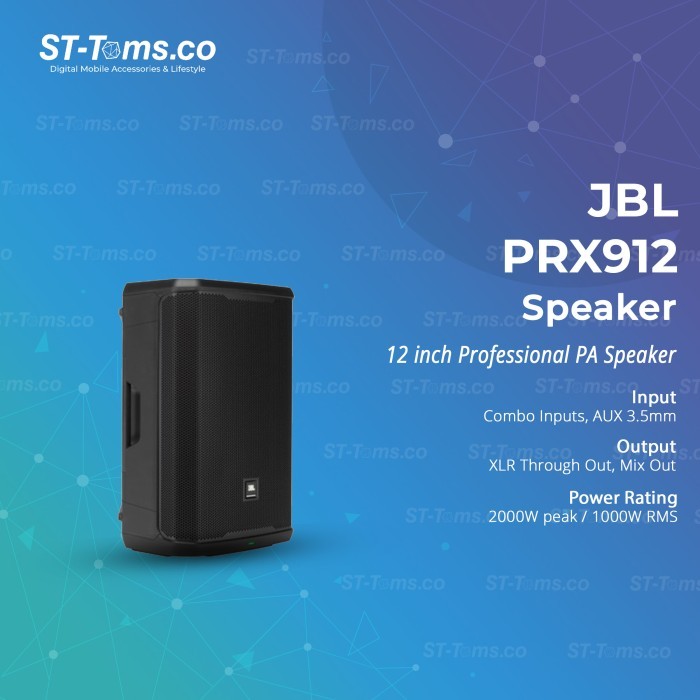 Jual JBL PRX912 / PRX 912 Professional Powered Two-Way 12-inch PA ...