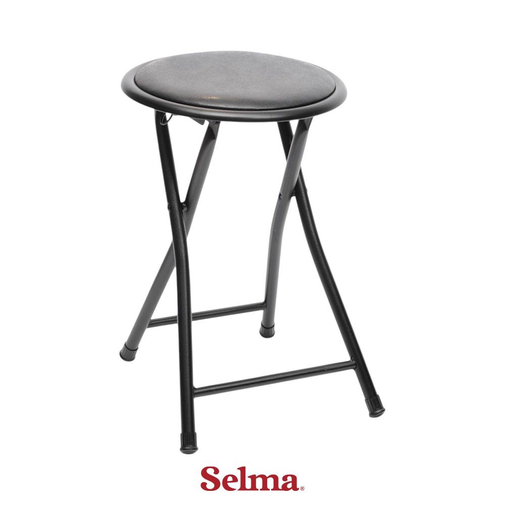 Jual Selma Vick Bangku Lipat Kulit - Hitam Stool Kursi Kecil Bangku ...