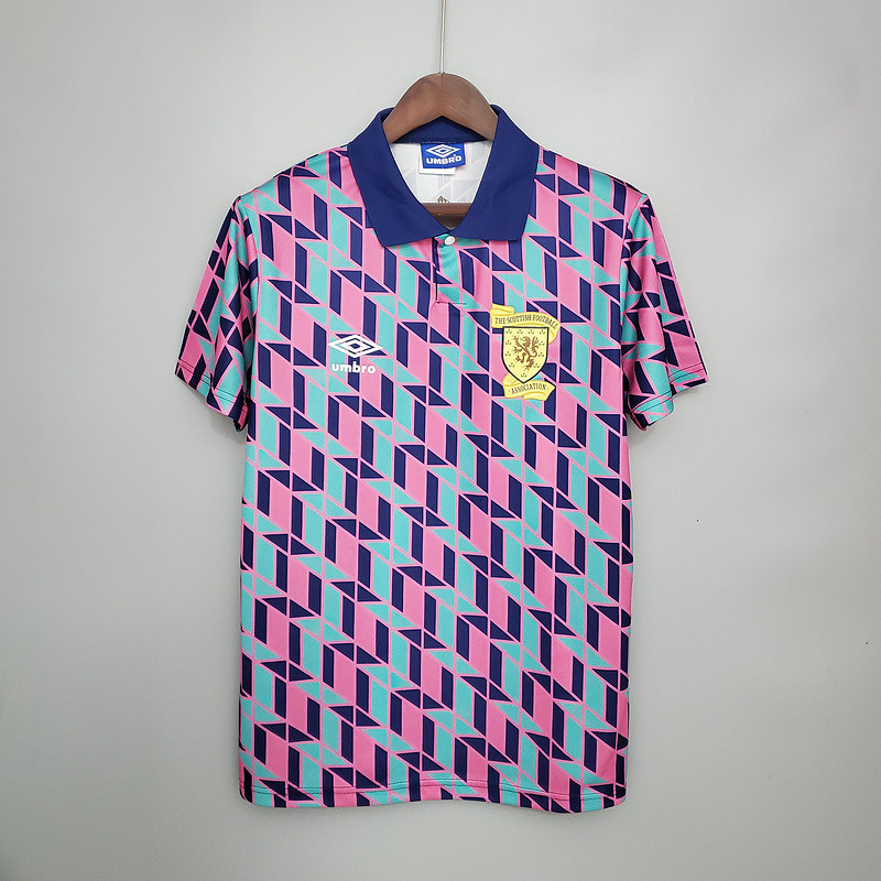 Jual Jersey Retro Scotland 1988/89 away A35 Bola Retro football T shirt ...