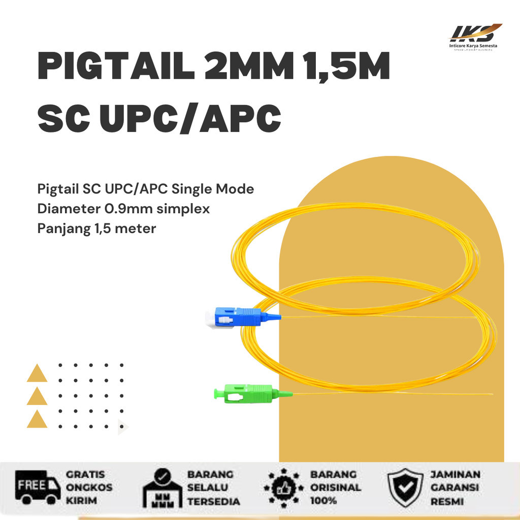 Jual Pigtail 2mm SC UPC /APC | Shopee Indonesia