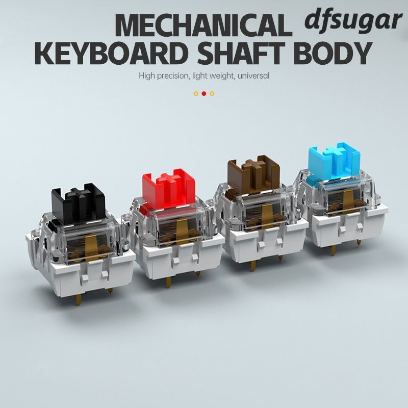 Jual BROWN & BLACK DANGKEY Dustproof Mechanical Keyboard Switch - BLUE ...
