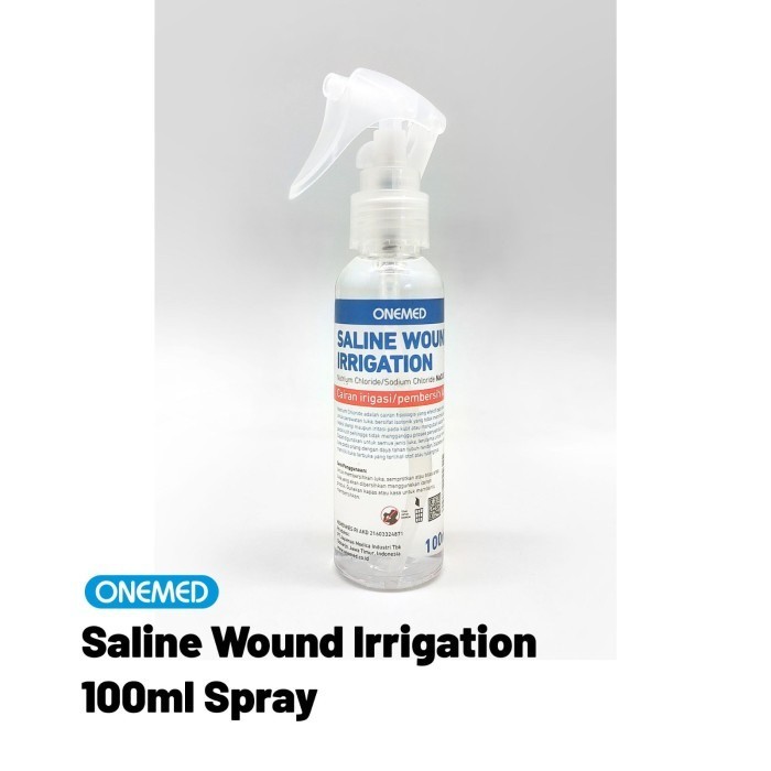 Jual ONEMED Saline Wound Irrigation Spray 100 Ml (NaCl 0.9%) - Cairan Cuci Luka One Med | Shopee ...