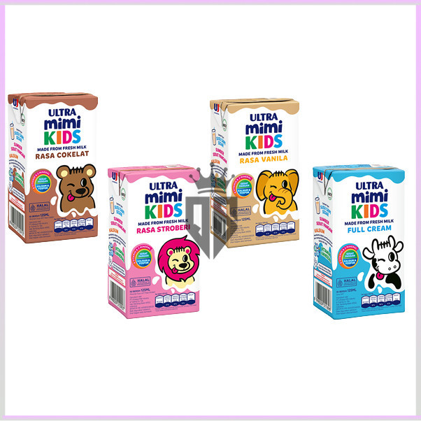 Jual Ultra Mimi Susu UHT 125ml UHT ULTRA MIMI KIDS ULTRA MILK 125ml ...