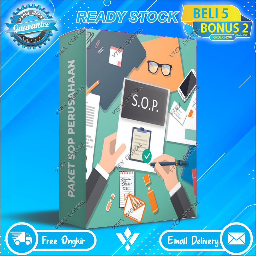 Jual [237] Paket SOP PERUSAHAAN LENGKAP DENGAN FLOWCHART DAN FORMULIR ...