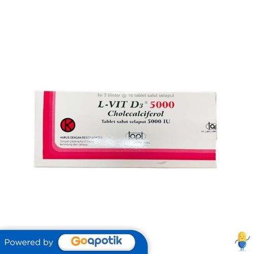 Jual L-Vit D3 5000 Box 30 Tablet | Shopee Indonesia