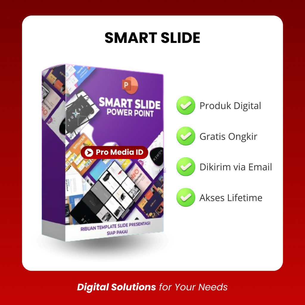 Jual Smart Slide Template PPT Presentasi Powerpoint Profesional ...