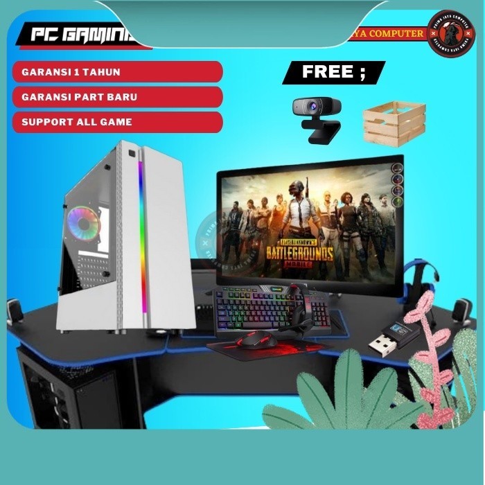 Jual PC GAMING EDITING RAKITAN FUL SET PC CPU GAMING RAKITAN FUL SET LENGKAP AMD RYZEN 5 5600G ...