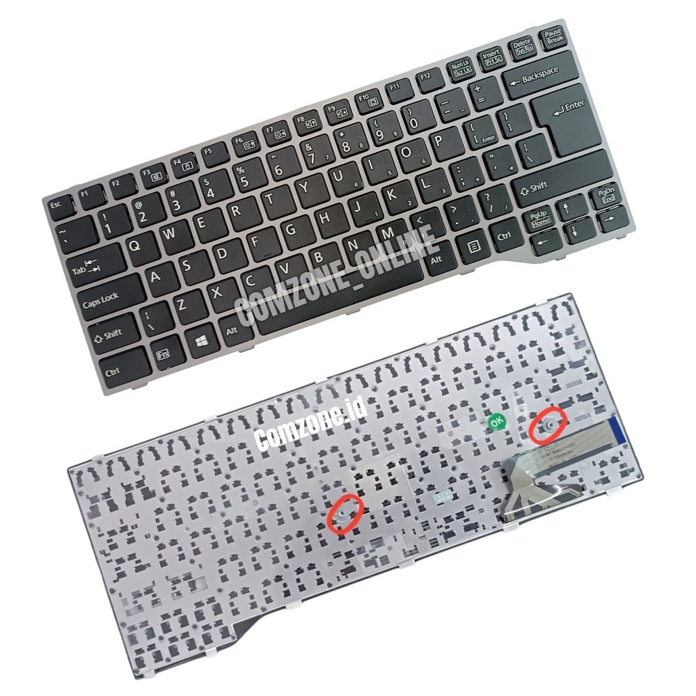 Jual Keyboard Fujitsu Lifebook E544 E546 E733 E736 E746 U745 kblfsu15 ...