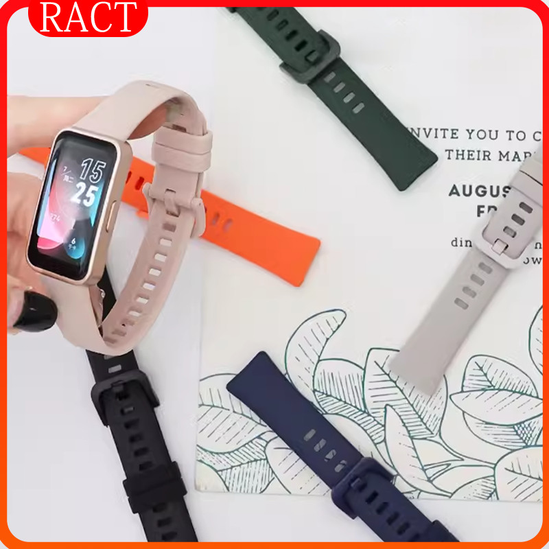 Jual Silicone Sport Strap for Huawei Band 10/9/NFC 8/NFC / Huawei Band 7 / Huawei Band 6 / Honor ...