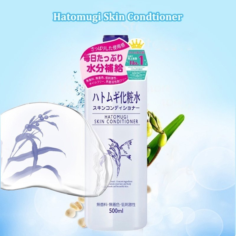Jual Hatomugi Skin Conditioner Toner 500ml- Original Versi Jepang ...