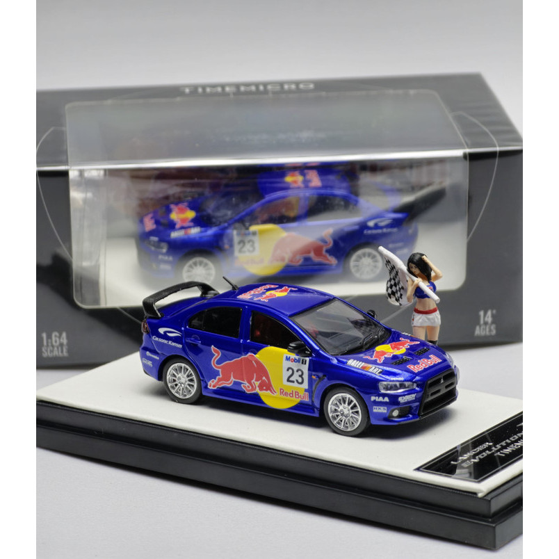 Jual Time Micro Mitsubishi Lancer Evolution X Race Red Bull Figure ...
