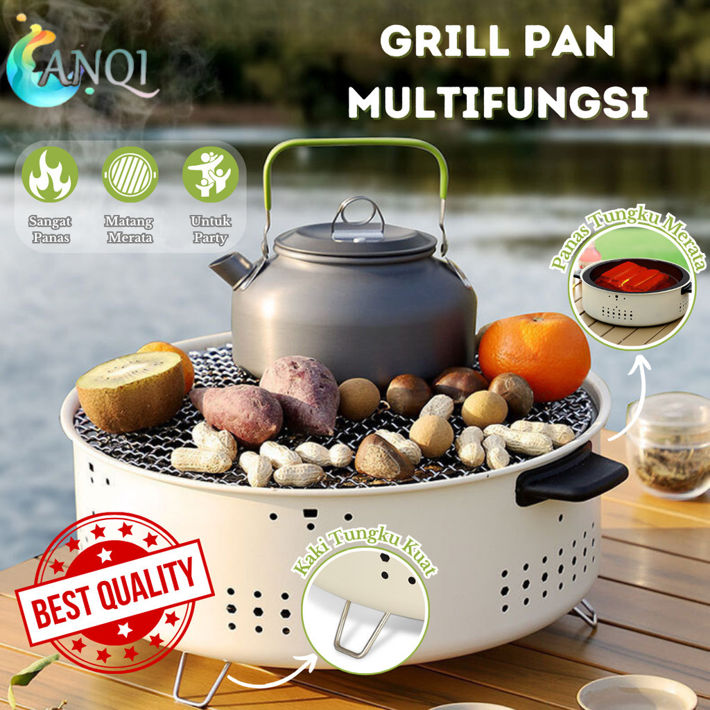 Jual ANQI SHOP GRILL PAN MULTIFUNGSI / Alat Pemanggang / Tempat ...