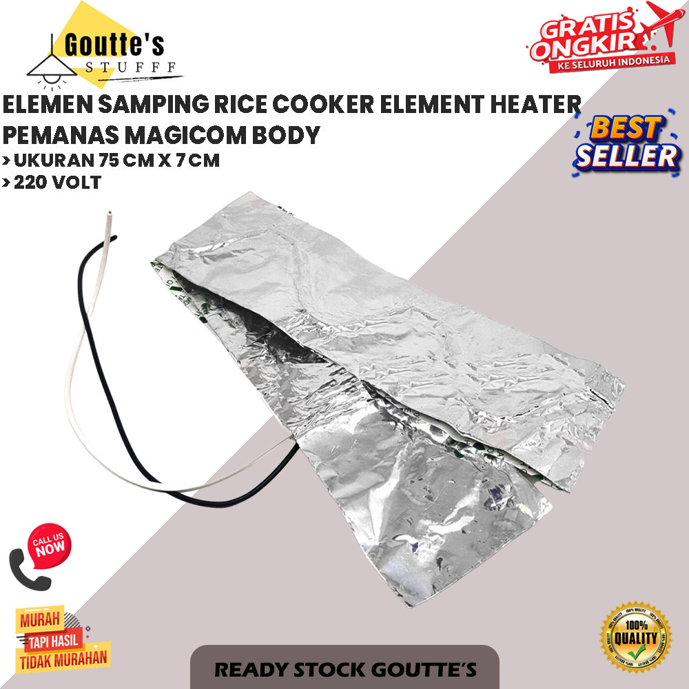 Jual ELEMEN SAMPING RICE COOKER ELEMENT HEATER PEMANAS MAGICOM BODY (GS ...