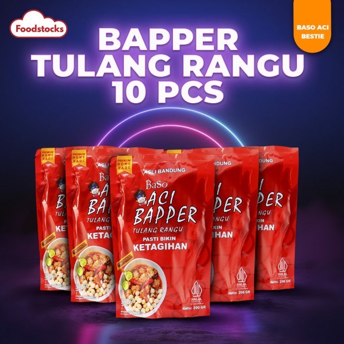Jual TERMUIRAH Baso Aci Bapper Tulang Rangu Original Asli Bandung 220gr ...
