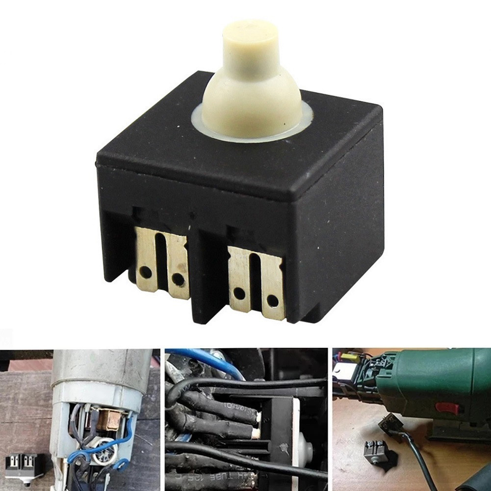 Jual Push Button Switch For Angle Grinder Polisher 250V 6A For 100mm 4 ...