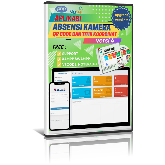 Jual Absensi.v4 Qr code dan Lokasi berbasis web - Tanpa Hak Cipta ...