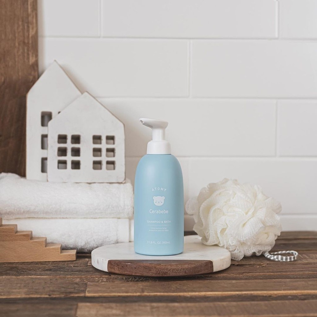 Jual Atomy Cerabebe Shampoo & Bath 350ml | shampoo dan body wash bayi ...