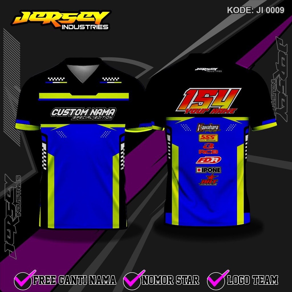 Jual Kaos Jersey Racing Custom Desain, Baju Jersey Racing Desain Keren ...