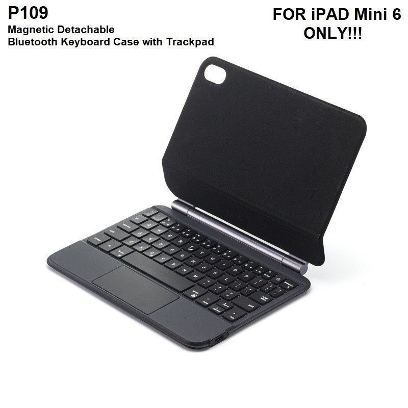 Jual AKN88 - P109 - iPad Mini 6 Detachable Bluetooth Mini Keyboard Case ...