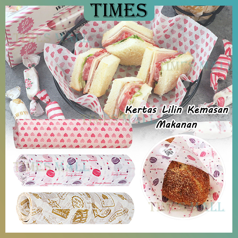 Jual Alas Nasi Bento Kertas/Wrap Alas Bento Cake Kertas/Baking Paper ...