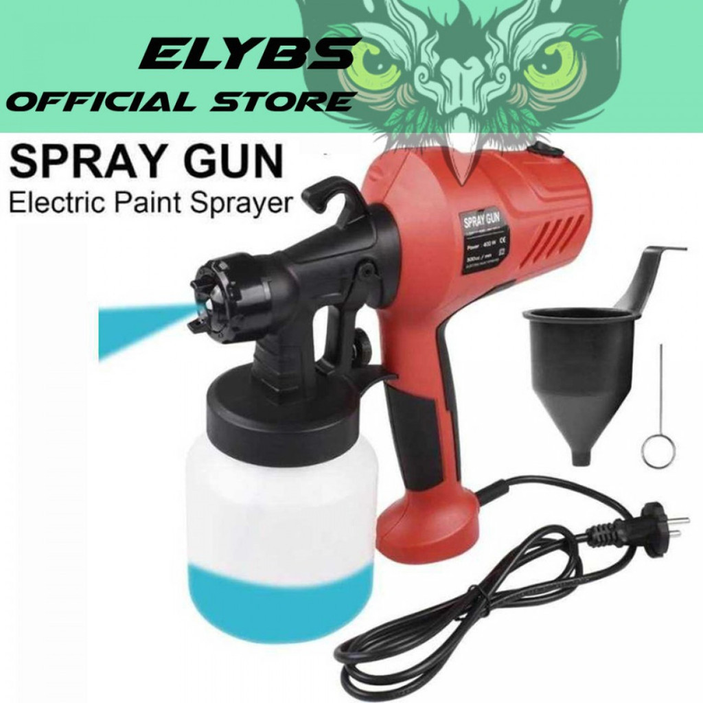 Jual Electric Spray Air Gun Semprotan Elektrik Cairan Cat Dinding 400W ...