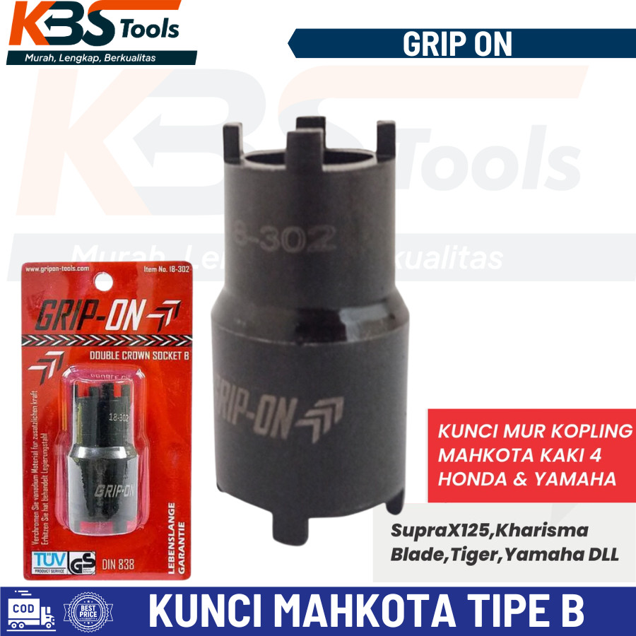 Jual Kunci Mahkota Pembuka Mur Kopling Grip ON Tipe B - Double Crown ...
