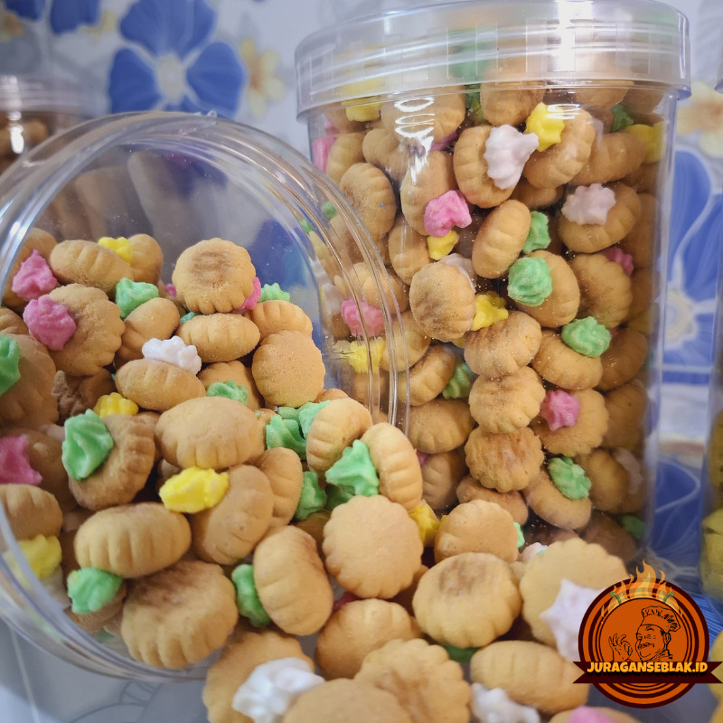 Jual Cemilan Biskuit Jadul Gem Rose Kemasan Toples / bunga gem ...