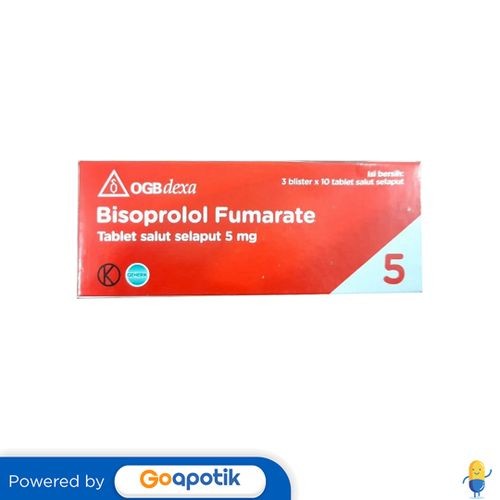 Jual Bisoprolol Fumarate Ogb Dexa Medica 5 Mg Box 30 Tablet / Hipertensi | Shopee Indonesia