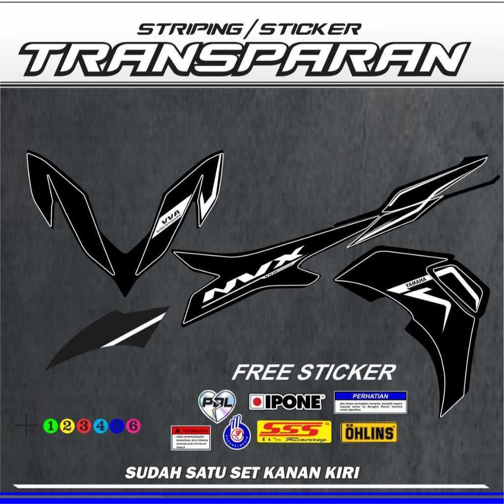 Jual Striping Aerox New Nvx Transparan Custom Sticker Design Terbaru ...