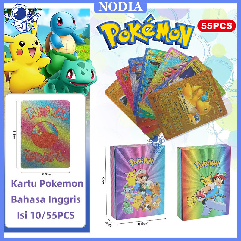 Jual Nodia Toys 55Pcs Mainan Peliharaan Elf Kartu / Hitam Emas Perak Kartu Pokemon / Mon ...