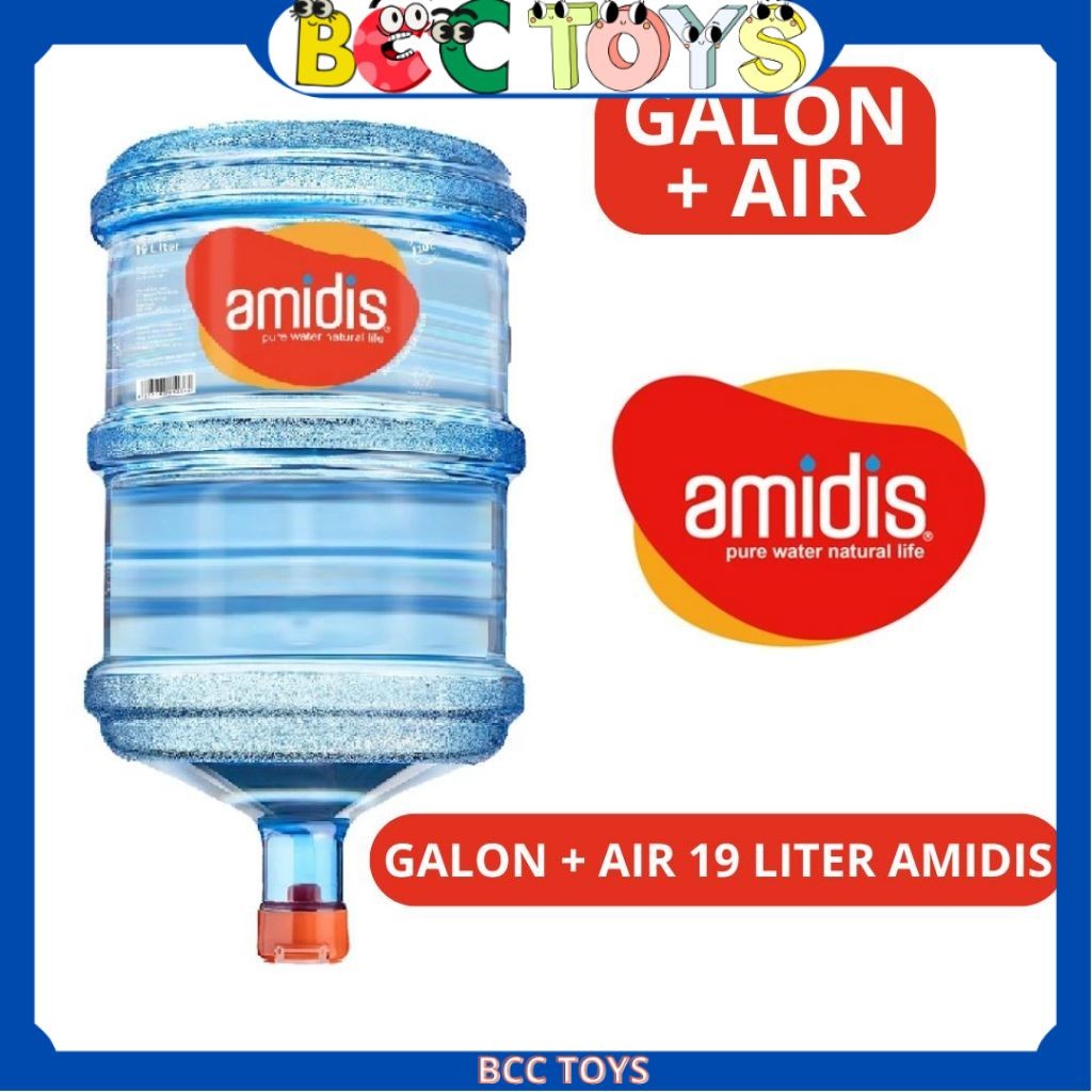 Jual Air AMIDIS Galon + Isi Refill 19 Liter Asli Dan Bersegel Siap ...