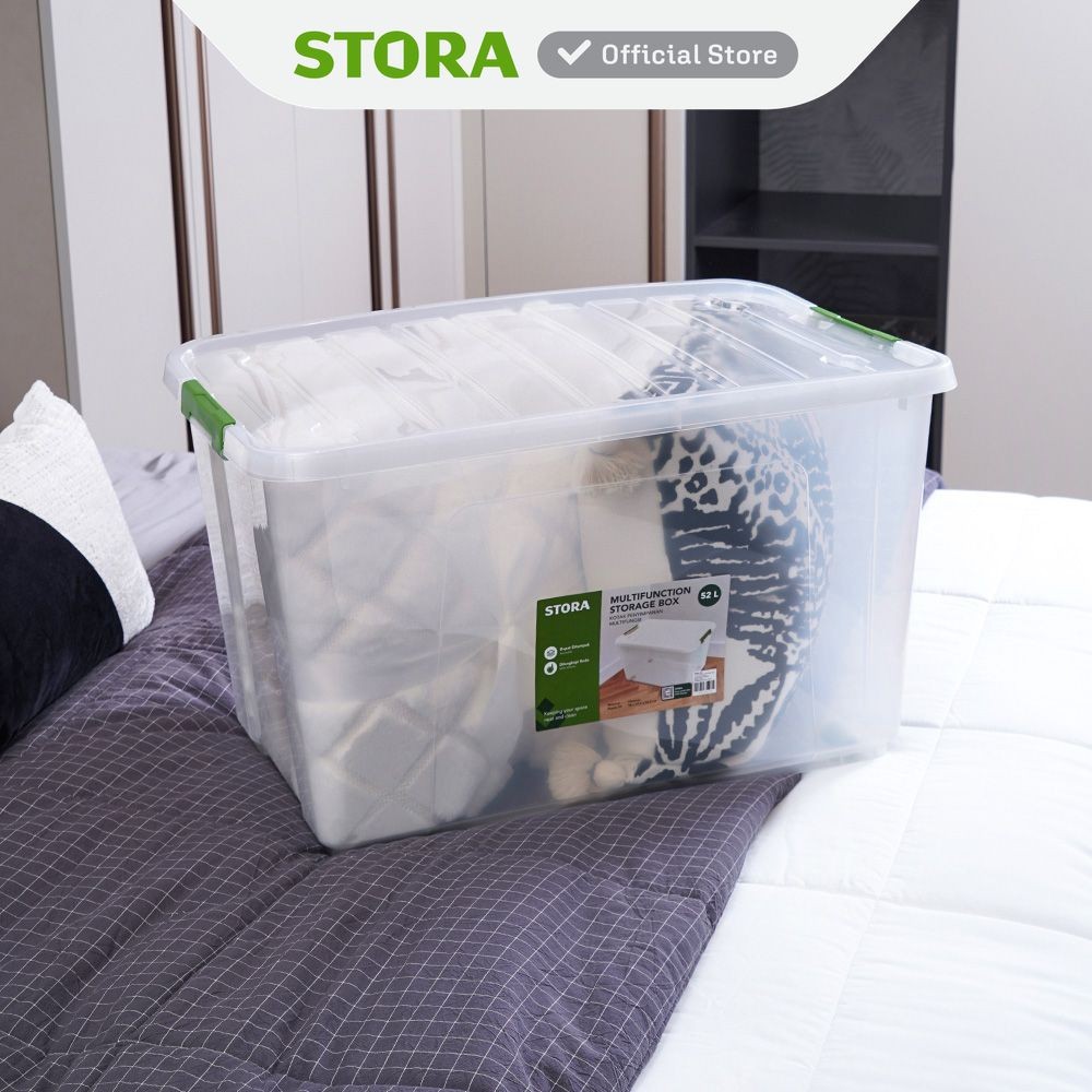 Jual Stora 58X37.5X34.5 cm Kotak Penyimpanan - Hijau Container Box ...