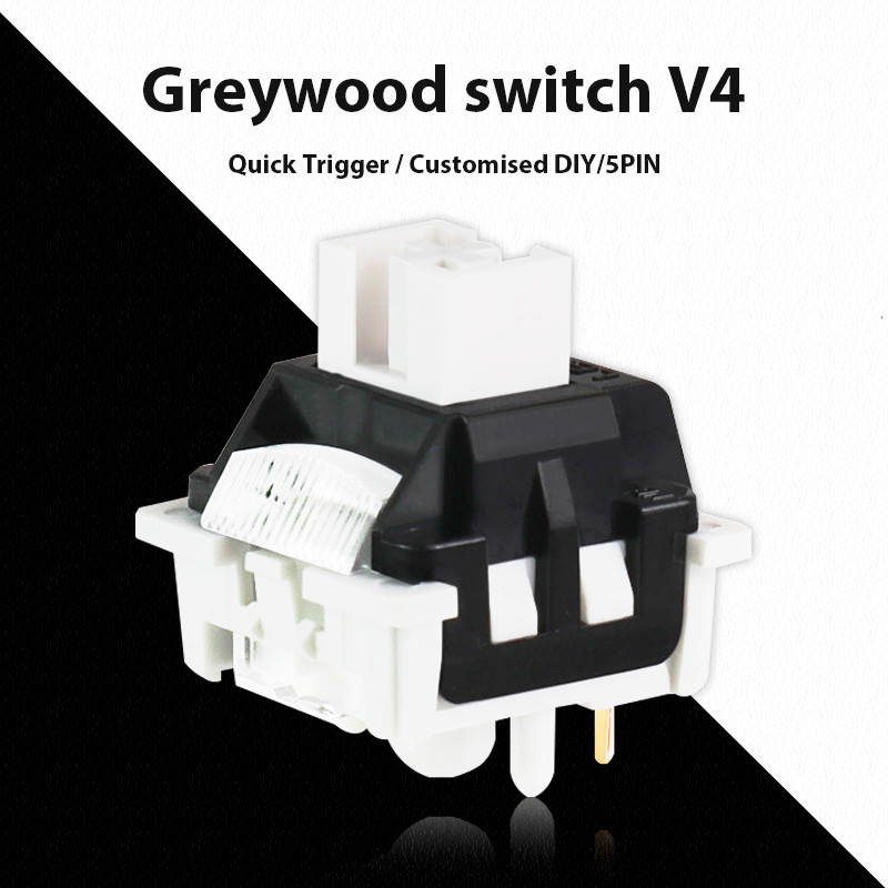 Jual Graywood V4 Switch Linear POM Pre Lubrication Switches for Custom ...