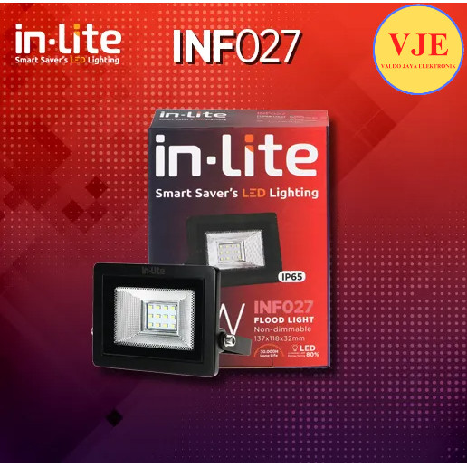 Jual Inlite Lampu Sorot In-Lite 10W 20W 30W 50W 100W 200W INF027 Putih ...