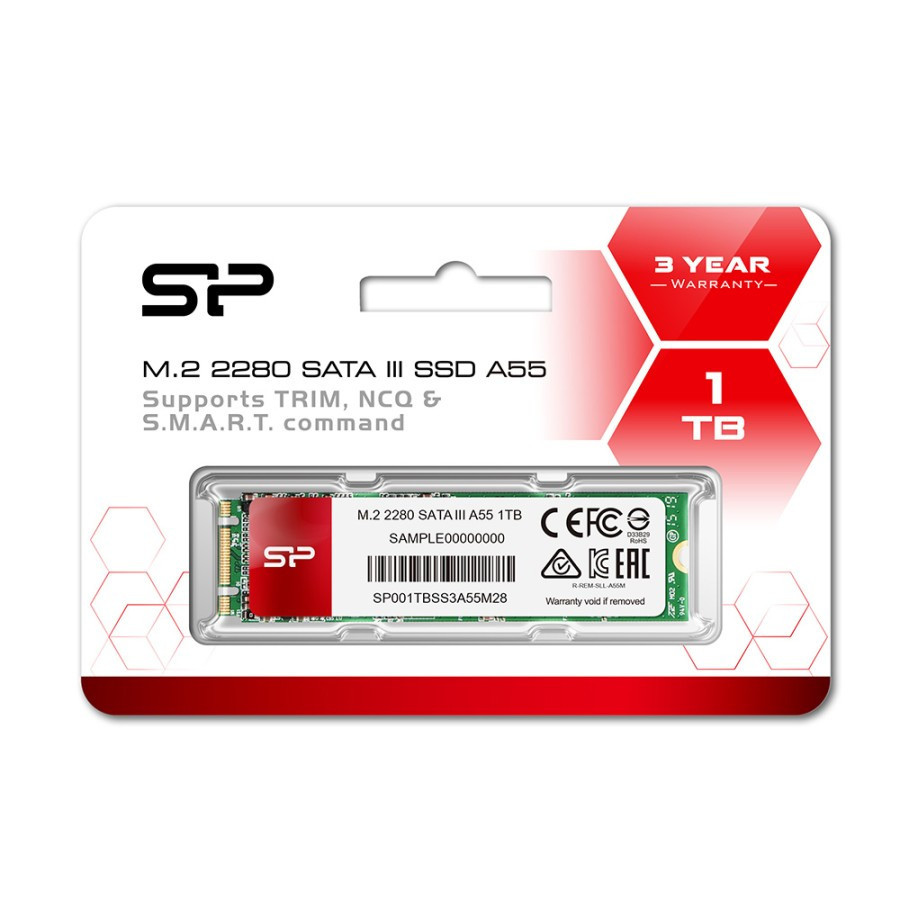 Jual SSD Silicon Power A55 1TB 512GB 256GB 128GB - SSD M.2 2280 SATA ...
