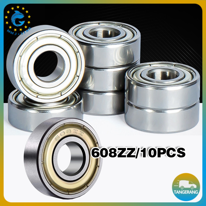 Jual Bearing 608 Zz Isi 10 Pcs Untuk Dinamo Kipas Angin / Mesin Indoor Ac 8 X 22 X 7 Mm | Shopee ...