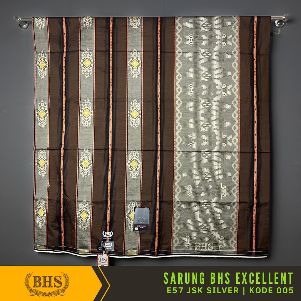 Jual [Garansi Original] Sarung BHS Excellent Silver Motif E57 JSK ...
