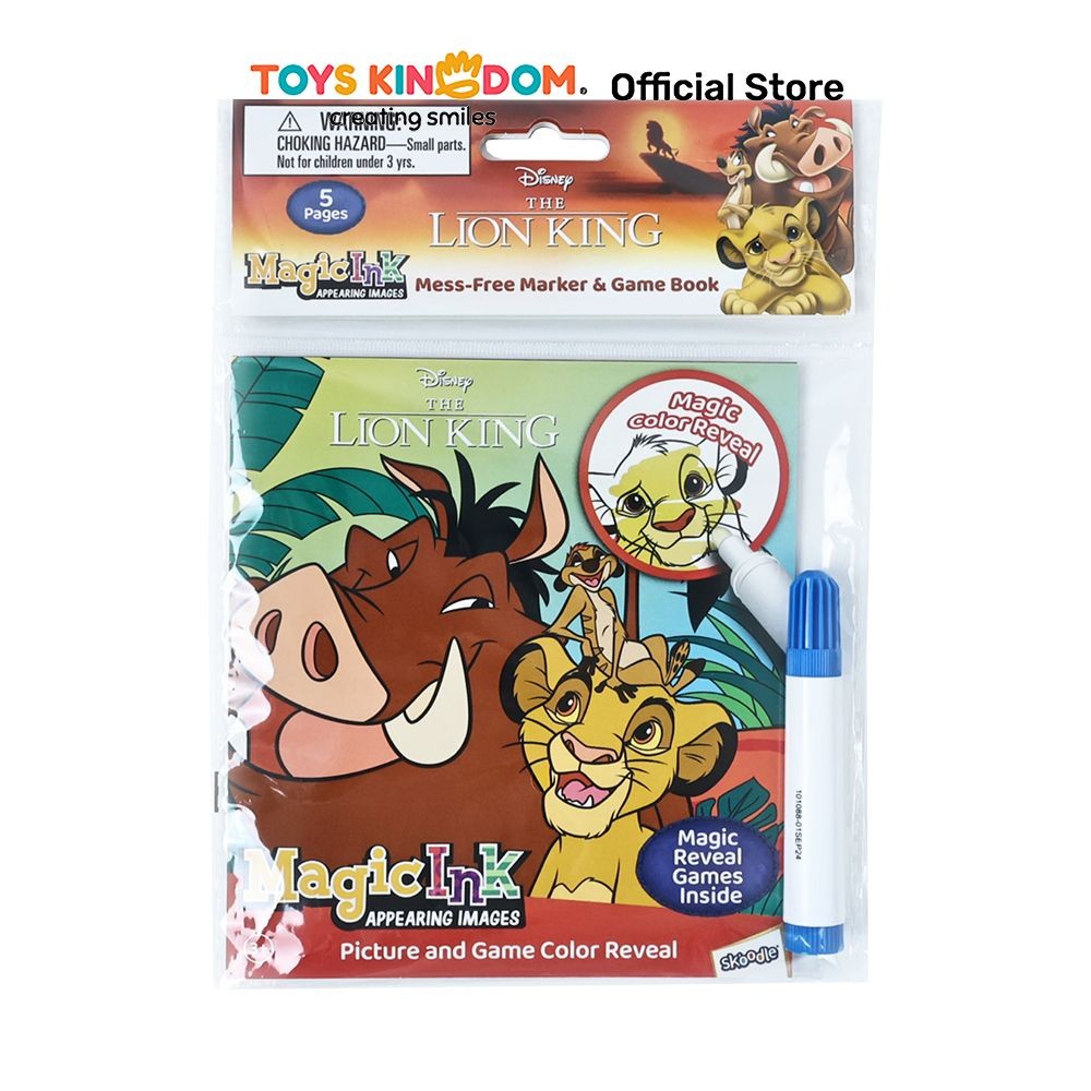 Jual Toys Kingdom Red Ridge Set Game Book & Spidol Magic The Lion King ...