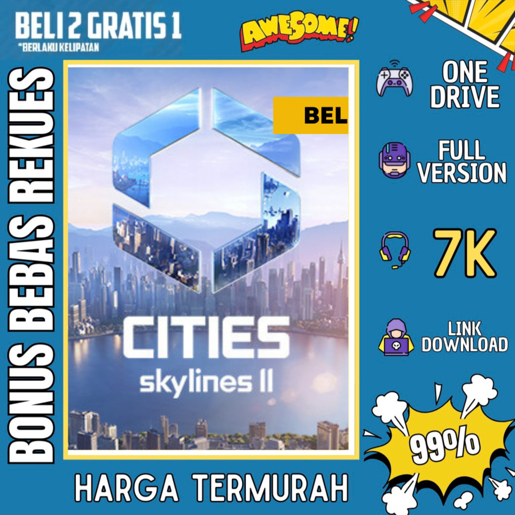 Jual CITIES SKYLINES II ULTIMATE EDITION - GAME PC - GAME LAPTOP - PC GAMES - BELI 2 GRATIS 1 ...